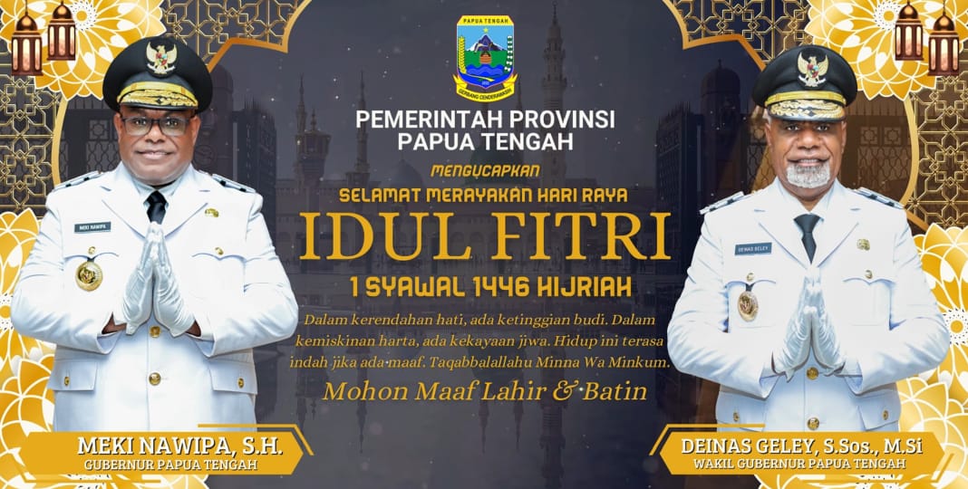 Meki Nawipa & Deinas Geley Resmi Dilantik Sebagai Gubernur dan Wagub ...